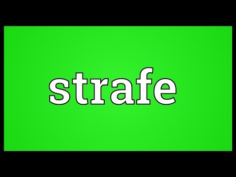 Strafe Meaning