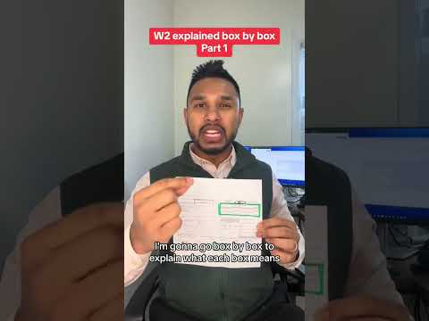 W2 EXPLAINED BOX BY BOX PART 01 | Ahad&Co CPA