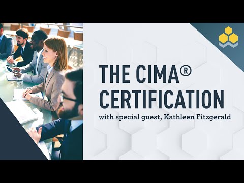The CIMA® Certification w/Kathleen Fitzgerald