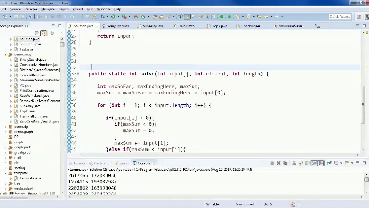 Shortcut to add javadoc of a method in eclipse- Java