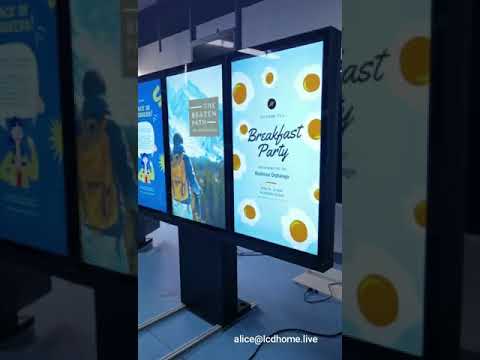 Drive-thru Menu Board in McDonald restaurant Outdoor Digital Signage Retail solution customized