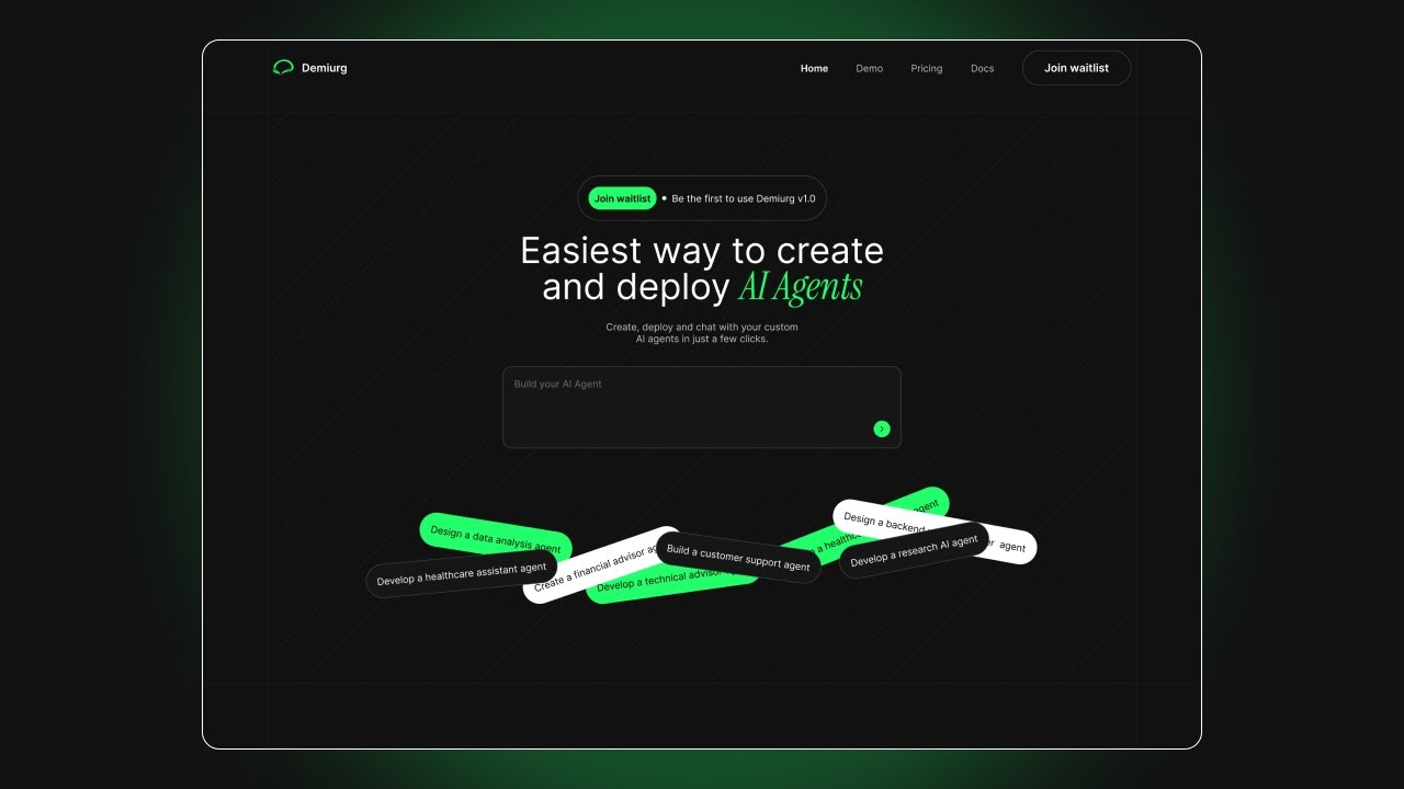 Redesigning an AI SaaS Website Landing Page Hero Section Timelapse