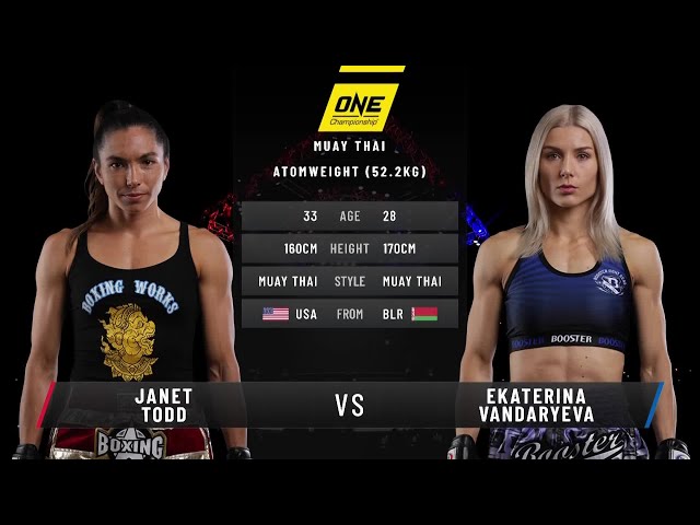 Janet Todd's 3 best performances in ONE Championship