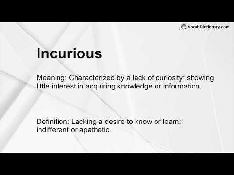 Incurious Meaning