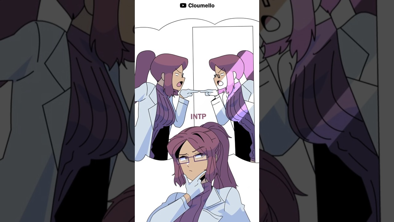 I was looking in the mirror... || MBTI meme || #shorts