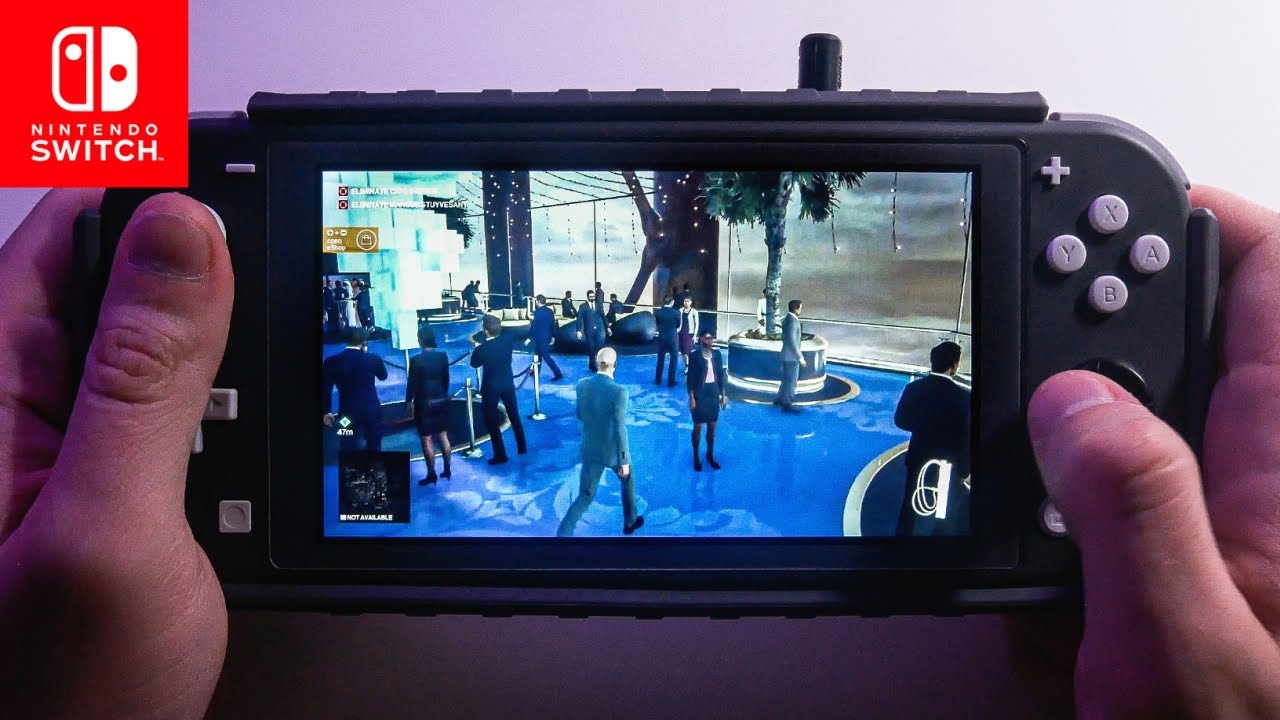 Hitman 3 Nintendo Switch Lite CLOUD GAMEPLAY #2