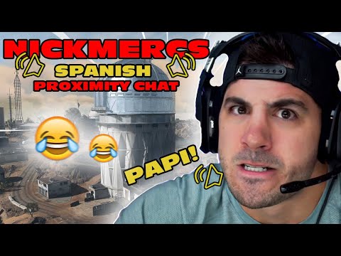 NICKMERCS USES PROXIMITY CHAT TO TROLL SPANISH ENEMY IN WARZONE 2...😂