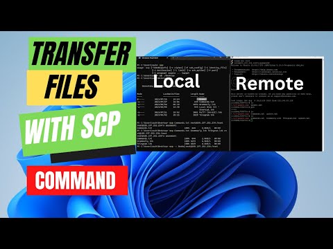 How to Use SCP Command to Copy Files From Windows 11 to Remote Machine