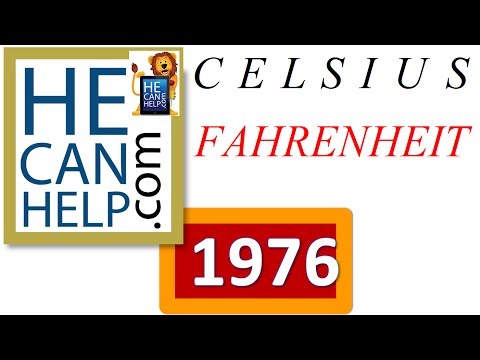 1976 {HECANHELP.COM USA} Body Temperature 37 Degrees Celsius Converted to Fahrenheit