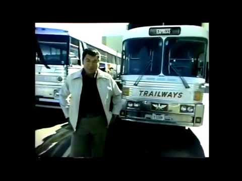 Trailways Bus Commercial Claude Akins, 1976