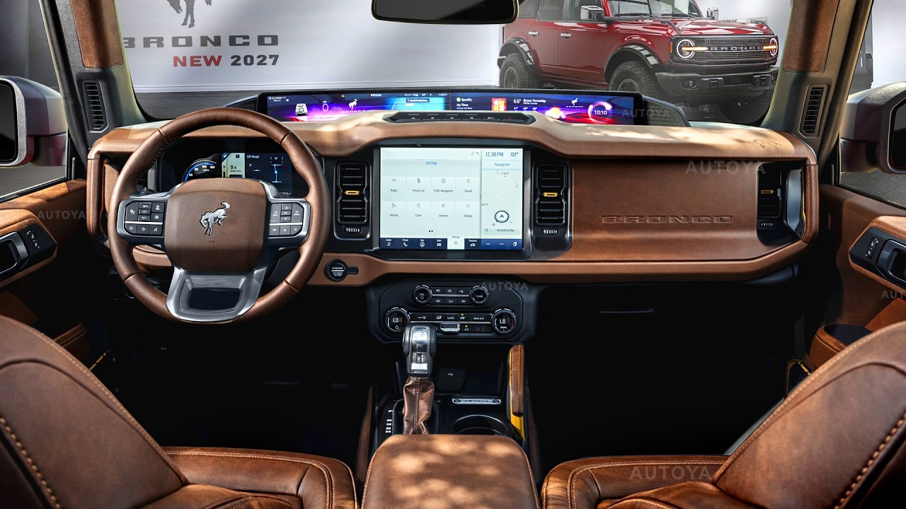 2027 Ford Bronco SUV Mid-Cycle Refresh Gets Exposed Virtually Featuring ...