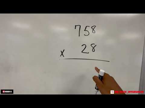 Let's Work. (5th Grade Multiplication Problems )
