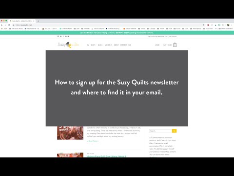 Newsletter Sign Up Tutorial