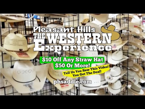 Straw Cowboy Hat Sale! Men's Straw Cowboy Hats, Women's Straw Cowboy Hats