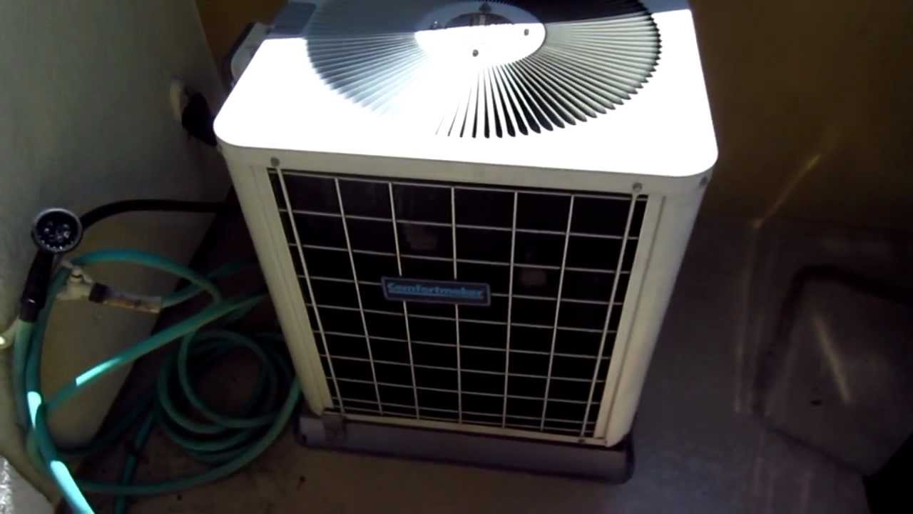 Comfortmaker HVAC Condenser Model # AG030GB2 - After Checking Capacitor & Cleaning Coils