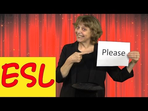 How to Use the Magic Word PLEASE: Learn English With Simple English Videos
