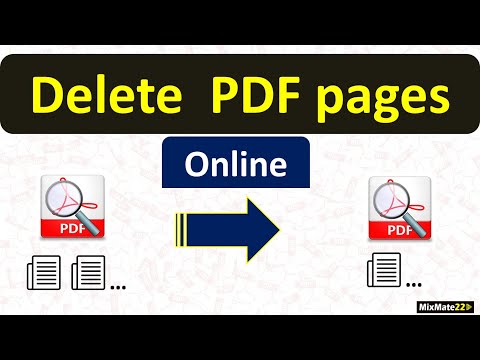 How to delete pages from PDF file online | Sodapdf online tools | mixmate22