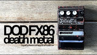 DOD FX86 Death Metal Distortion - What To Know & Where To Buy | Equipboard