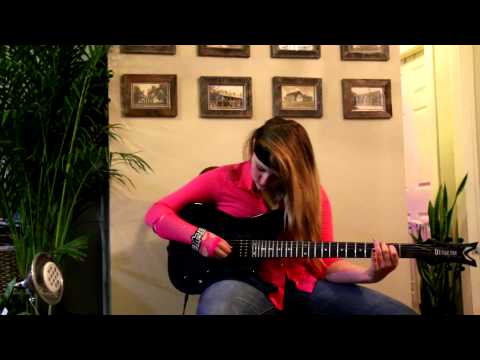 Savannah guitar. Shehas been playing a month