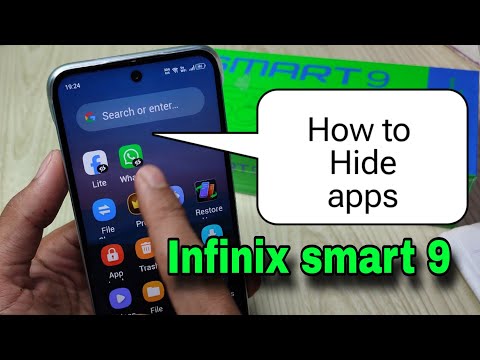 How to hide apps on infinix smart 9 | infinix smart 9 lock apps