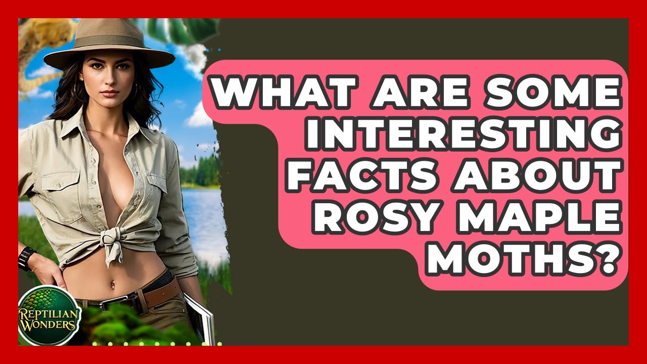 What Are Some Interesting Facts About Rosy Maple Moths? - Reptilian Wonders