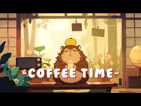 Capybara Chill Station | Cozy Beats for Relaxation β¨ | Focus Helper