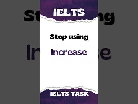 Writing Task 1 and 2 Tips For IELTS | Synonyms For INCREASE | Help To Increase 1 Band In Writing ✍️
