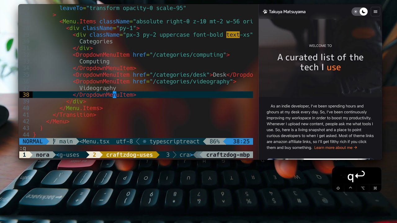 How to create a 'What I Use' blog with Astro and Tailwind CSS (at a hotel lounge)