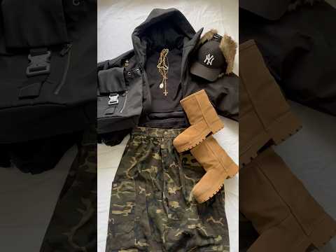 how to style..baggy camo pants #streetstyle #outfitideas #tiktok #fashion #shorts