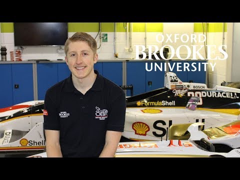 Bradley, from the USA studying Motorsport Engineering | Oxford Brookes University