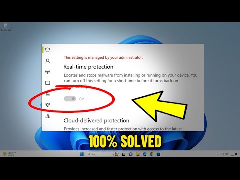 Can't Turn On / Off Real-Time Protection in Windows 11 / 10 - How To Fix real time greyed out ✅