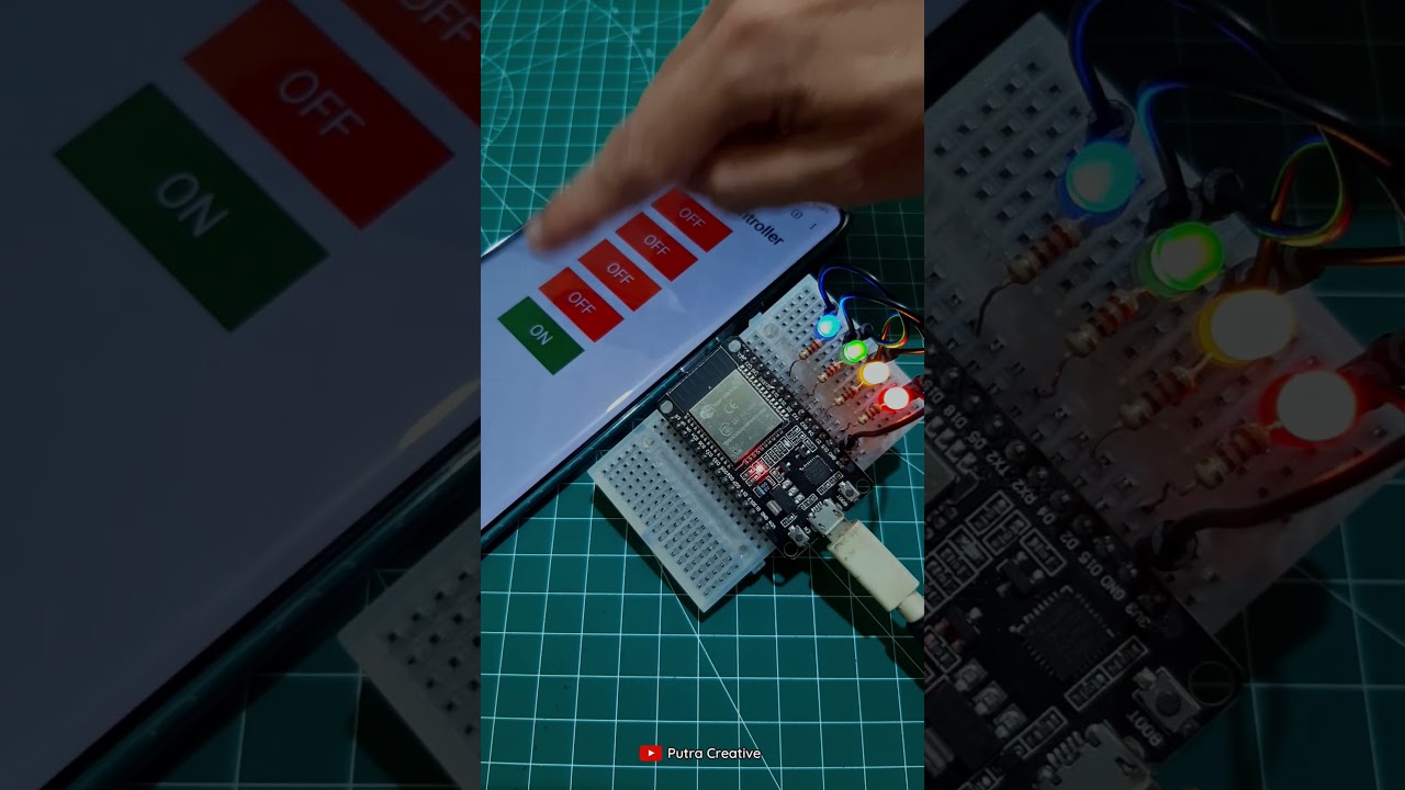 LED Control using Web Server - ESP32 (IoT project)