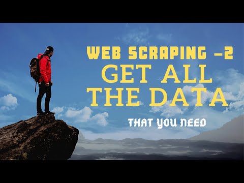 Finding all links with web scraping with python | python web scraping tutorials in Telugu -2