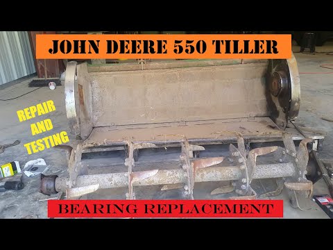 JOHN DEERE 550 Tiller Bearing Replacement