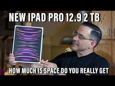 2TB iPad Pro 12.9 How much space do your you really get?