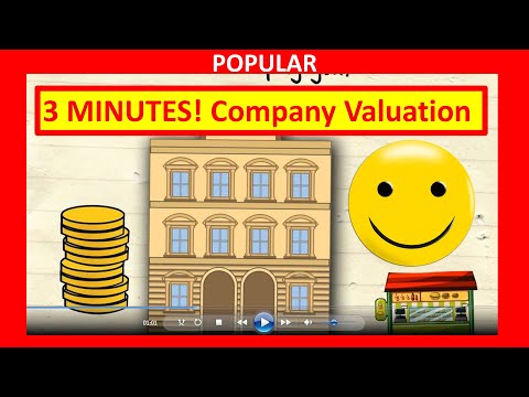 ???? 3 Minutes! How to Value a Company for Company Valuation and How to Value a Business