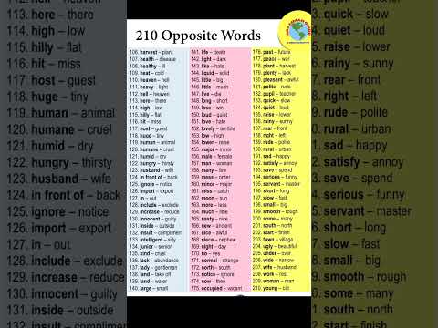 200+ opposite words english|| #english #education #englishlanguage #trending #grammar #dailyenglish