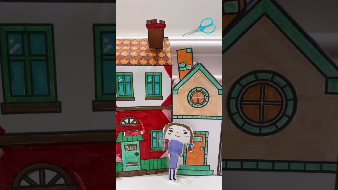 Printable Paper Houses https://www.redtedart.com/printable-paper-house-templates/