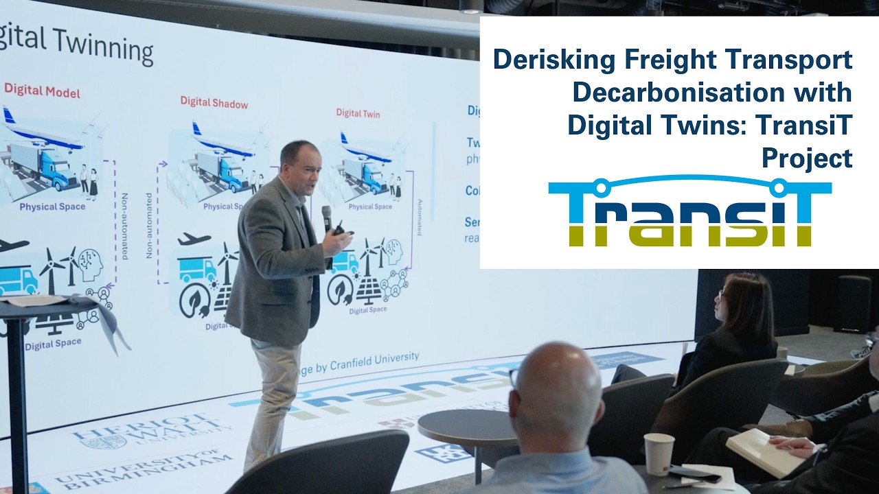 Derisking Freight Transport Decarbonisation with Digital Twins: TransiT Project