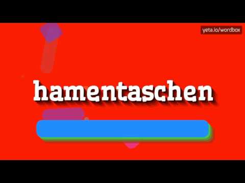 HAMENTASCHEN - HOW TO PRONOUNCE IT!?