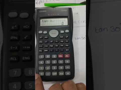 How To find tan value using casino calculator |tan 30 easy trick|#casio #mathstricks #jeemain