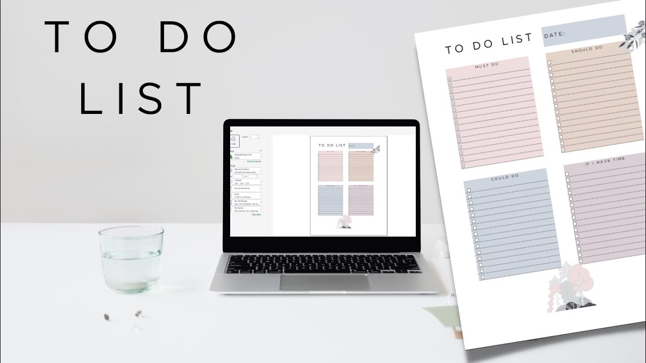 Printable Weekly Planner Spreadsheet Template For To Do List