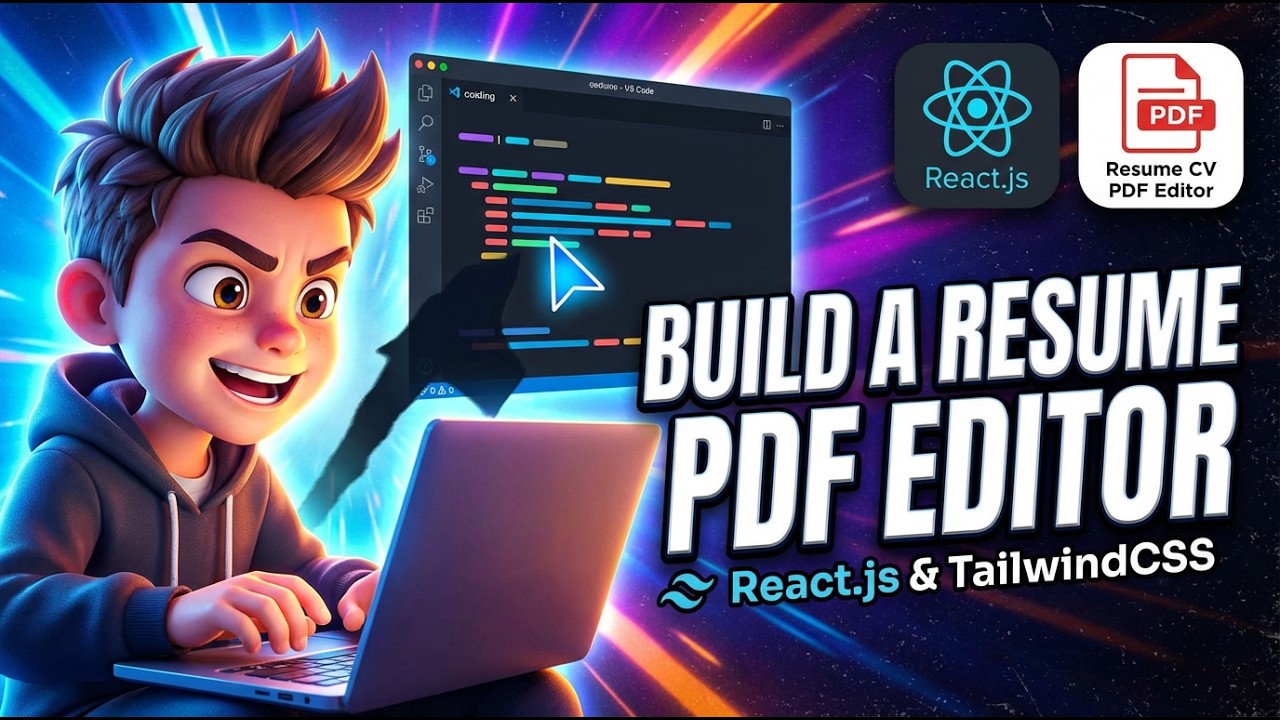 Build a React.js Job Resume & CV PDF Editor in Browser Using TailwindCSS in TypeScript