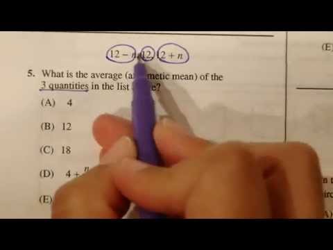 SAT Math Practice Test Section 2 #4 to 6
