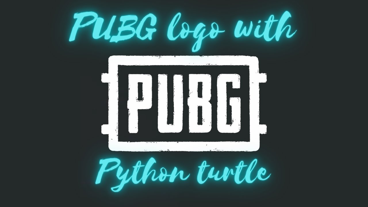 Draw pubg logo with python turtle | #python #turtle #pubg #2021 #programming #programmers