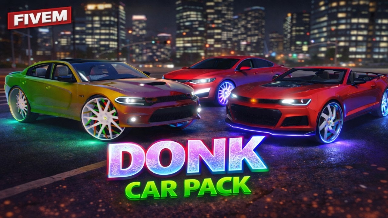 Fivem Custom Donk Car Pack | Optimized Textures - Vehicles