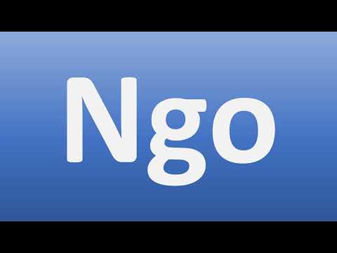 How to Pronounce Ngo