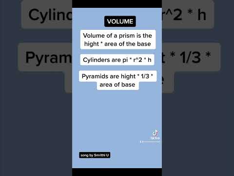 volume and surface area part 1!