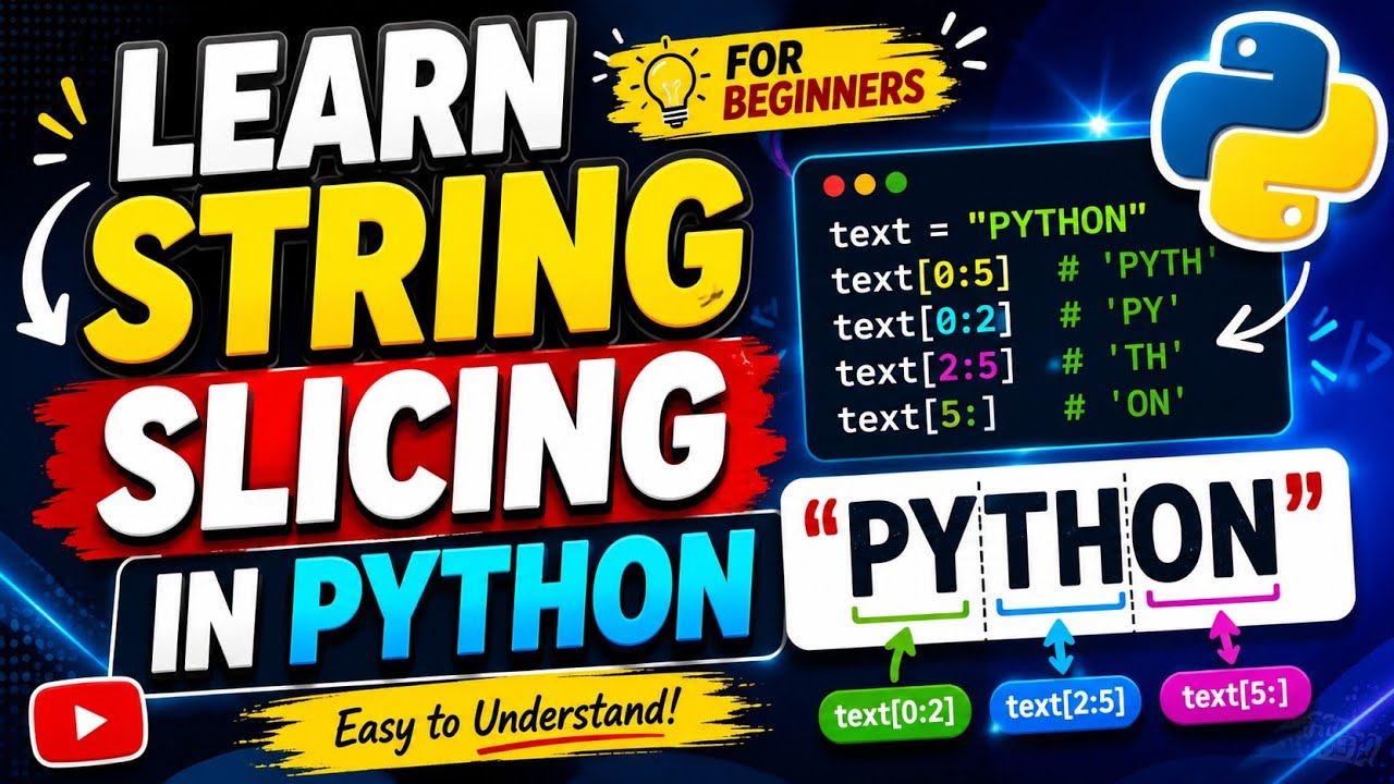 Learn Python String Slicing with Examples 2026