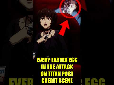 Every Easter Egg in Attack on Titan THE LAST ATTACK - END CREDIT SCENE #aot #anime #animeedit